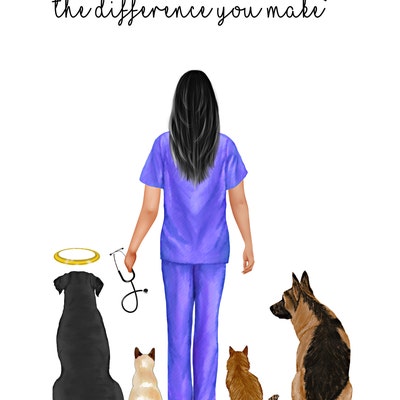 Personalised Nurse and Police Print,personalised Couples Portrait ...