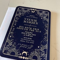 Celestial Wedding Invitation Suite Editable Template - Etsy Australia