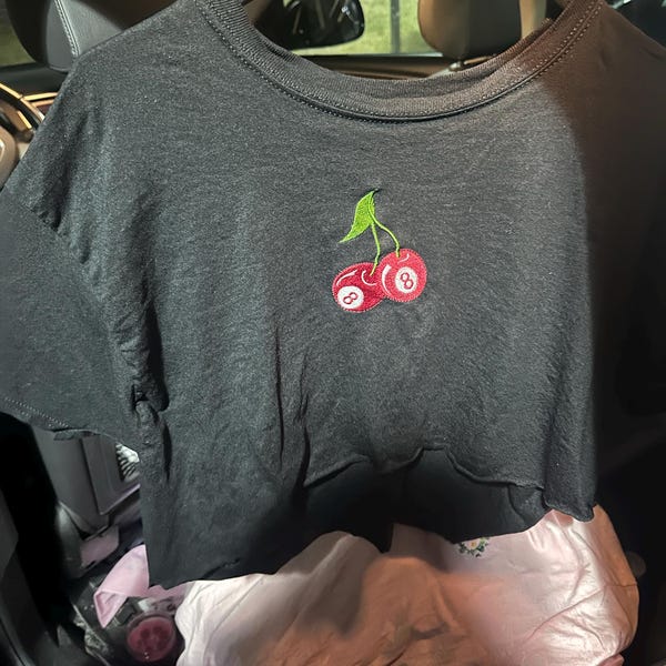 8 Ball Cherries Embroidery Design, Machine Embroidery Cherry, Snooker ...