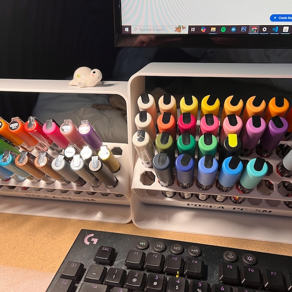 Marker Organizer for POSCA Paint Pens • 1M, 3M, 5M • Personalized Paint ...