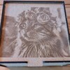 Digital Laser Cut File Cat Laser-ready-file-glowforge Fiber Laser File ...