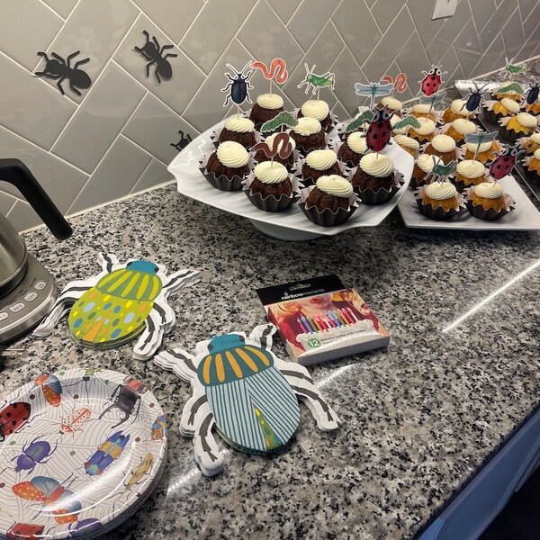 Bug Birthday Toppers | Bug and Insect Birthday Party Decorations ...