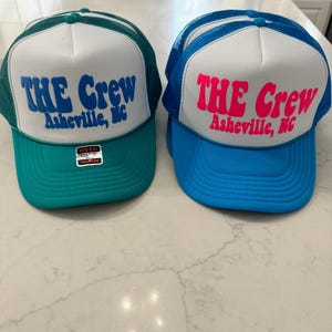 PARTY HATS, Bachelorette Hats/ Bachelor Party Hat, Crew Hat, Team Crew ...