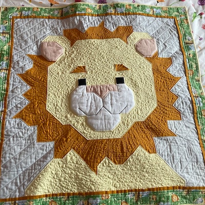 Hippo Baby Quilt Pattern in Multiple Sizes 36x42 Plus 24x28 - Etsy