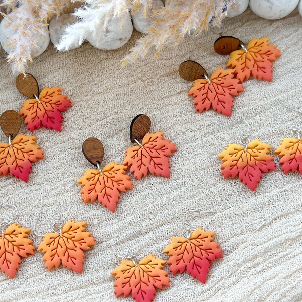 Maple Leaf Clay Cutters | Fall Leaf Polymer Clay Cutters | Maple ...