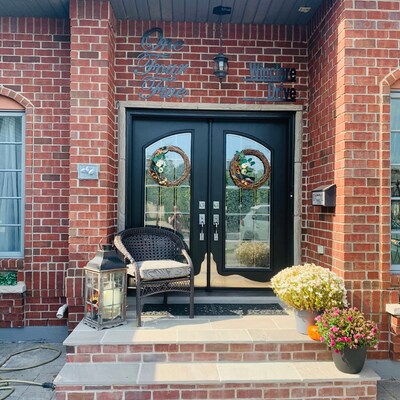 Script Address Sign Metal,script House Numbers,custom House Numbers ...