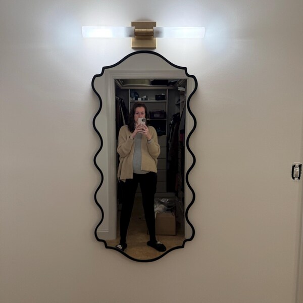 Rectangle Mirror With Rounded Corners, Minimalist Wall Mirror ...