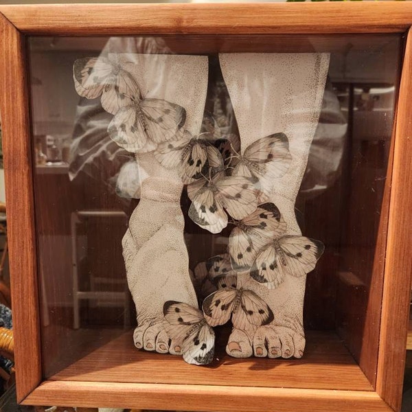 Rustic Pine Wood Shadow Box 12x12 (inside) Keepsake Display Case - Etsy