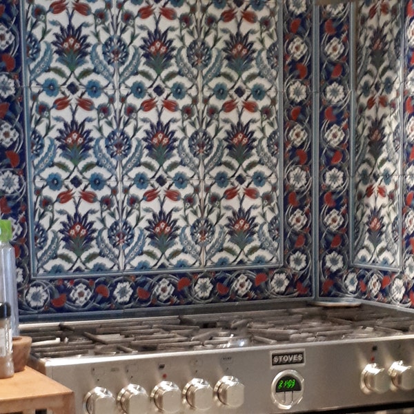 Turkish Ceramic Wall Panel Tiles - Etsy