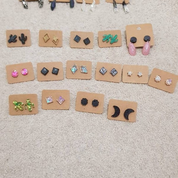 Silicone Earring 10mm Circle Disc Mold - Earrings Resin Crafter Mould ...