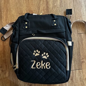 Personalized Pet Tote Backpack Pet Bag Personalized Dog Bag ...