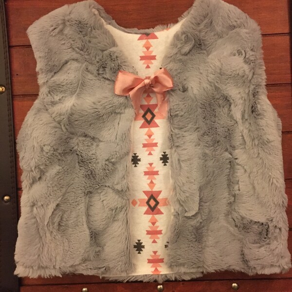 Fur Vest PDF Sewing Pattern With Tutorial Sizing for 6 Months Through ...