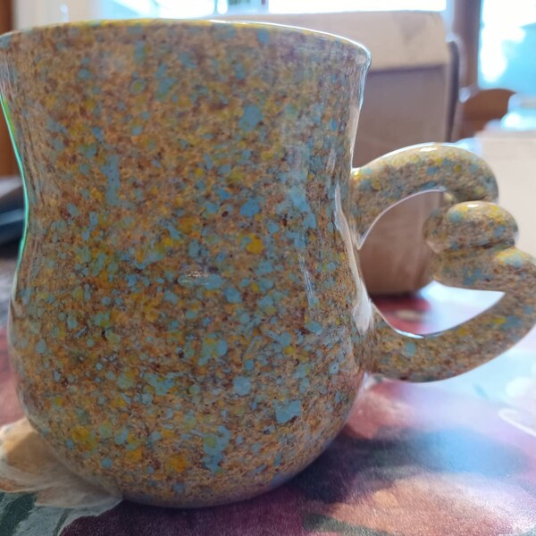 Garlic Keeper Pottery Handmade Garlic Jar Mothers Day Gifts Blue ...
