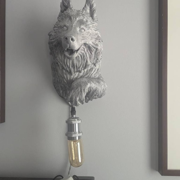 Alligator Head Wall Decor, Crocodile Wall Light. 3D Printed - Etsy