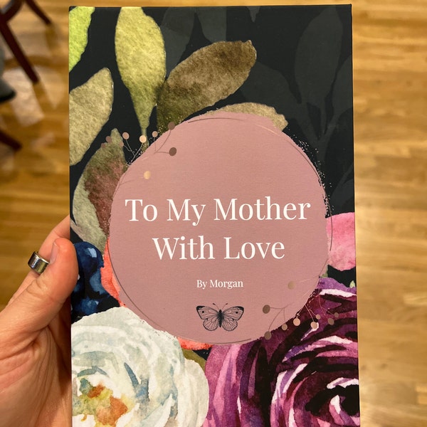 Personalized Book for Mom From Daughter, Birthday Gift for Mom, Gifts ...