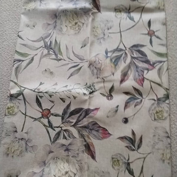 Oilcloth Fabric, PVC Coated, Jaipur, Block Print in Blue Moon Colourway ...