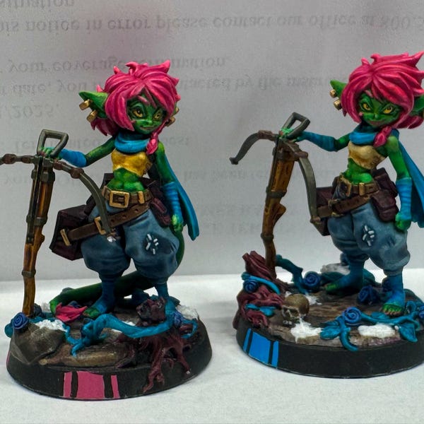 Stick, Goblin Ranger- Twin Goddess Miniatures September 2023 | Archer ...