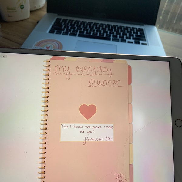 Soft Rose Gold Undated Digital Planner- iPad Planner, Planner ...