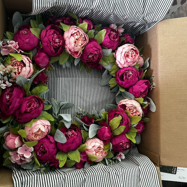 Mini Cedar Christmas Wreath Set With Antique Gold Ribbon Sets of 2, 3 ...