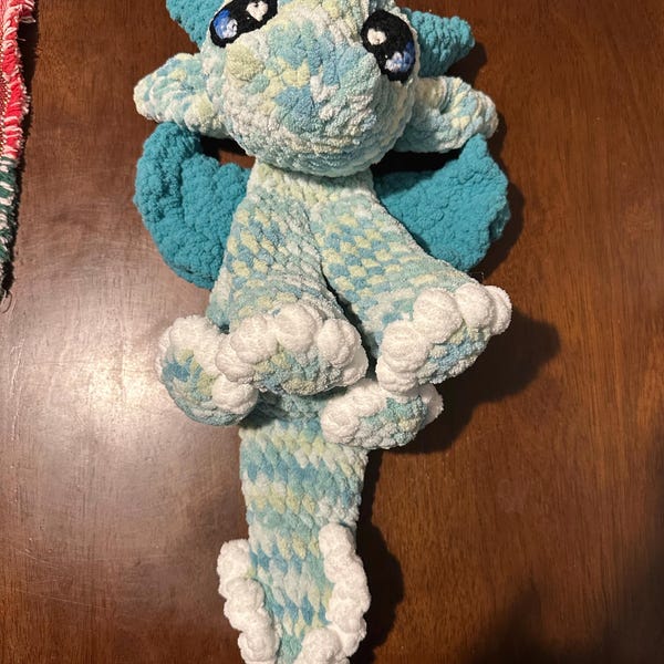 Cato the Dragon Snuggler/lovey Amigurumi Crochet Pattern - Etsy UK