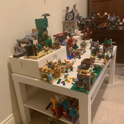 Custom Brick Building Block Table 21X21, Multiple Color Options - Etsy