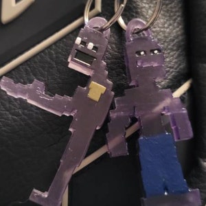 Purple Guy 'william Afton' Keychain Five Nights at Freddy's Charm - Etsy