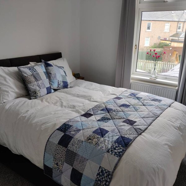 Handmade Double Patchwork Quilt - Etsy UK