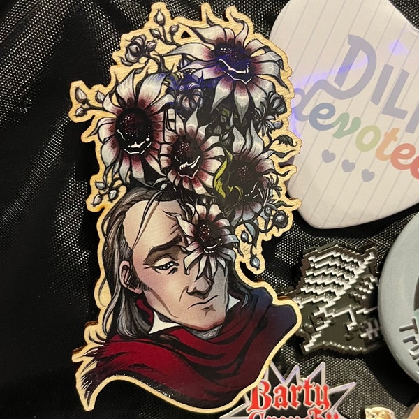 Lady Maria & Gehrman Large Wooden Pins (bloodborne Inspired) - Etsy