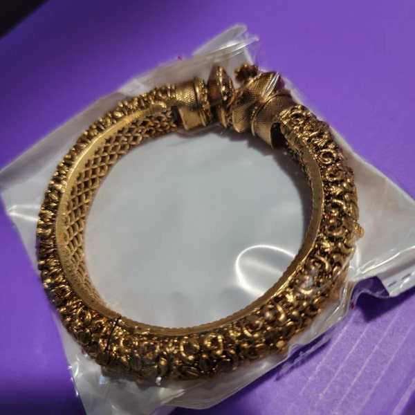 Antique Gold Pearl Belly Chain/bridal Belly Chain/vaddanam/kamarpatta ...