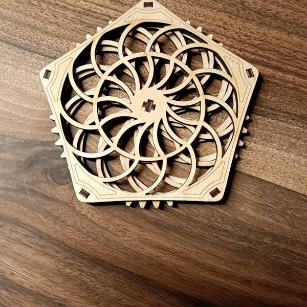 Laser Cut File, Scandinavian Pine Cone Hanging Wooden Lamp, Pendant ...