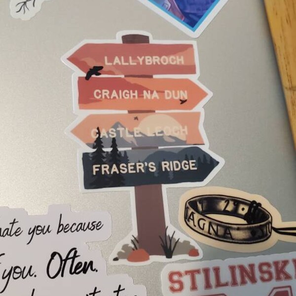 Outlander Stickers Outlander Gifts Outlander Art Outlander Bookmark ...
