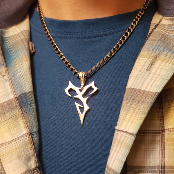 Final Fantasy X Tidus Pendant in Sterling Silver or Antique Bronze ...