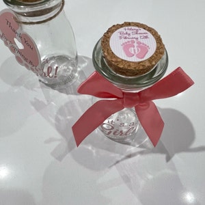 Oh Baby Pink Personalized Round Baby Shower Sticker Labels Baby Feet ...