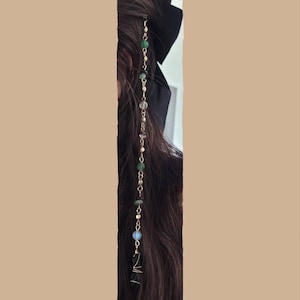 Ethereal Hippie Hair Bead Custom Handmade Hair Clip Crystal Hair ...