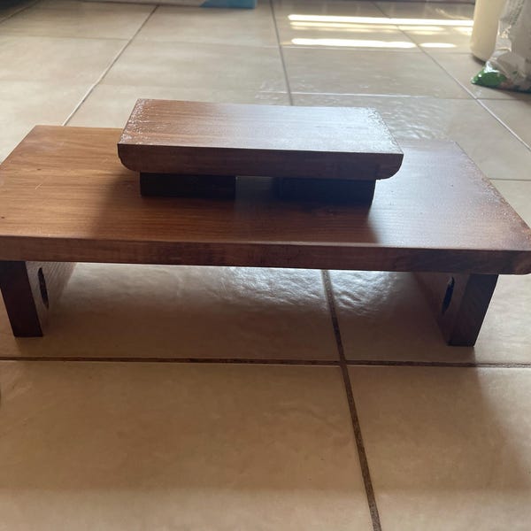 Buddhist Pine Mini Altar - Light Walnut, Chocolate & Gunstock Stain ...