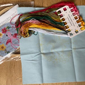 Flower Ribbon Embroidery Kit Floral Easy DIY Beginner Ribbon - Etsy