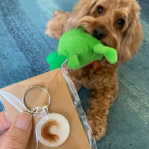 Hair Keychain, Pet Fur Keychain, Pet Fur Memorial, Pet Memorial ...