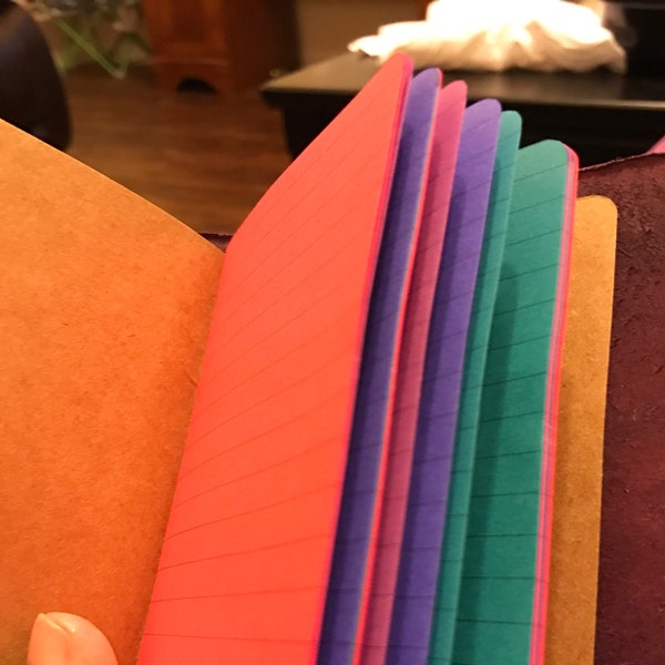 JEWEL TONES Traveler's Notebook Insert - Choice of Patterns and 8 Sizes ...