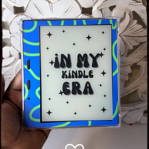 DIGITAL DOWNLOAD Kindle Decal for Kindle E-reader Decal Artwork JPG ...