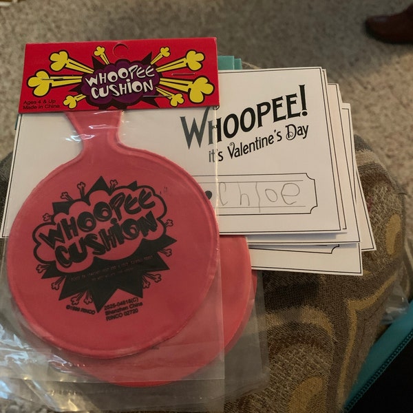Editable Whoopee Cushion Valentine Template - Printable PDF Whoopie ...
