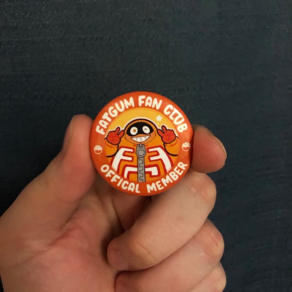 Fat Fan Club Badge - Etsy