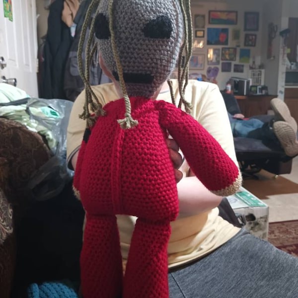 Crochet Slipknot Joey Jordison Doll - Etsy