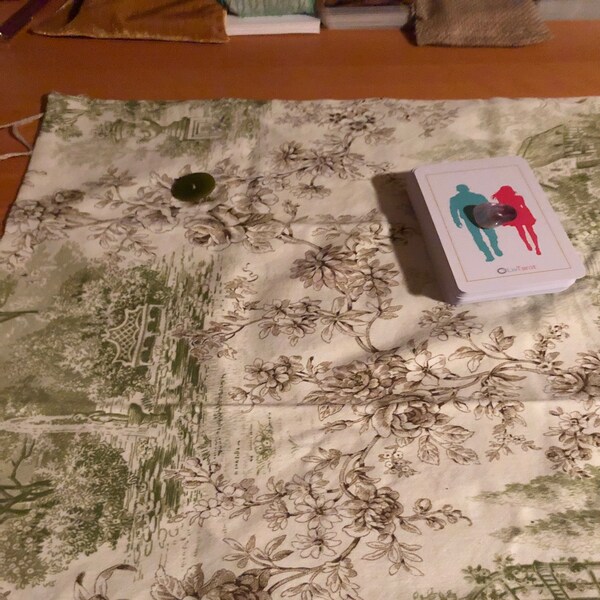 Hand Made Snake Tarot/oracle Deck Wrap/ Divining Cloth. 18" Square ...