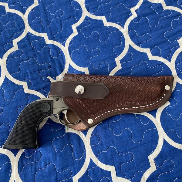 Revolver .22lr Holster Ruger Wrangler Heritage Rough Rider Hand Crafted ...