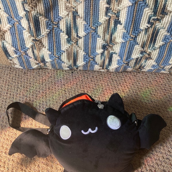 Cute Plush Bat Mini Crossbody Bag / Backpack - New Higher Quality ...