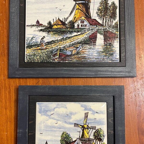 Ceramic Tile Wood Frame: Custom 8-inch X 8-inch Real Wood Frame for ...