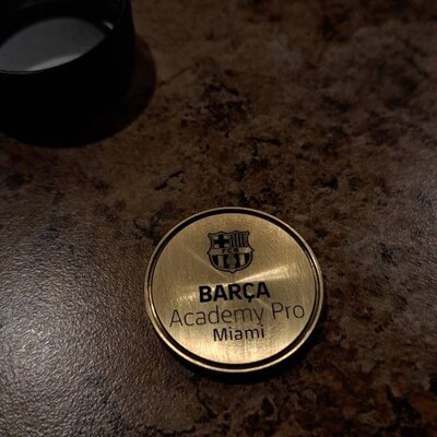 CUSTOM Double-sided, Heavy 20 Gram Laser Engraved Challenge Coins/ball ...