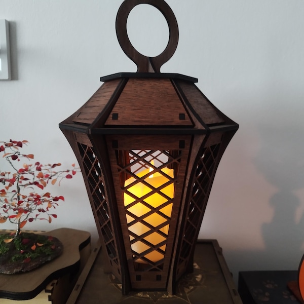 Lantern Laser Cut File 3D Glowforge SVG DXF for Plasma DIY Cnc Project ...