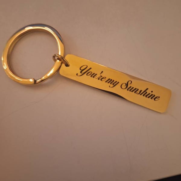 Custom Engraved Keychain, Personalized Stainless Steel Keychains ...