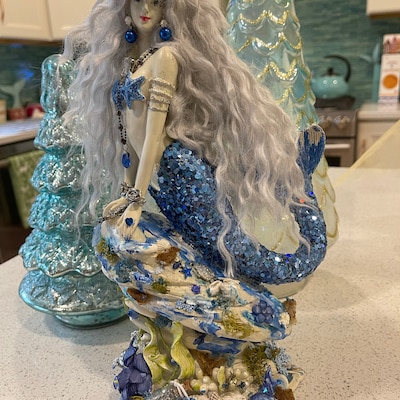 Mermaid and Butterfly Painting - Etsy